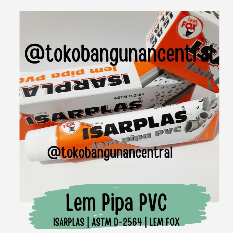 Jual lem pipa pvc isarplas 45 gr 400 gr | Shopee Indonesia