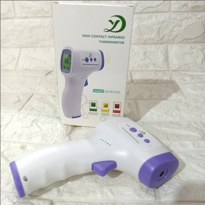 Jual thermo gun infrared wireless termometer badan suhu badan thermogun ...