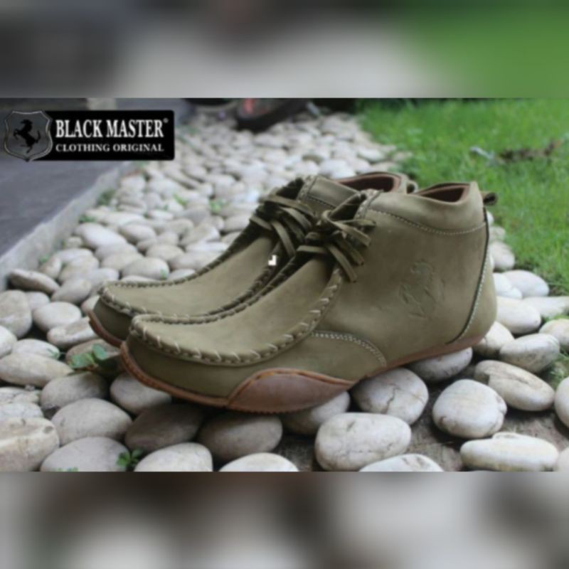 Jual BM FERRARI BOOTS ORIGINAL KULIT ASLI BLACK MASTER | Shopee Indonesia