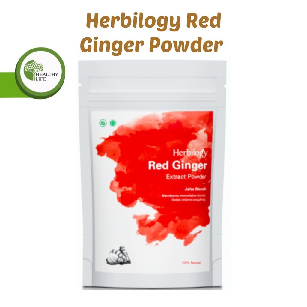 Jual Herbilogy Red Ginger Extract Powder - Bubuk Jahe Merah 100gr ...