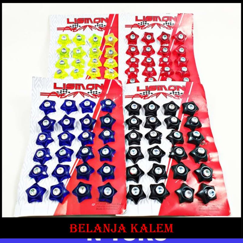 Jual Baut Monel Bintang Aksesoris PALING MURAH 24 Buah Macam Warna 1 ...