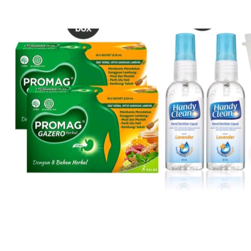 Jual 1 Promag Herbal dan 1 Handy Clean 60 ml ( Paket ) | Shopee Indonesia