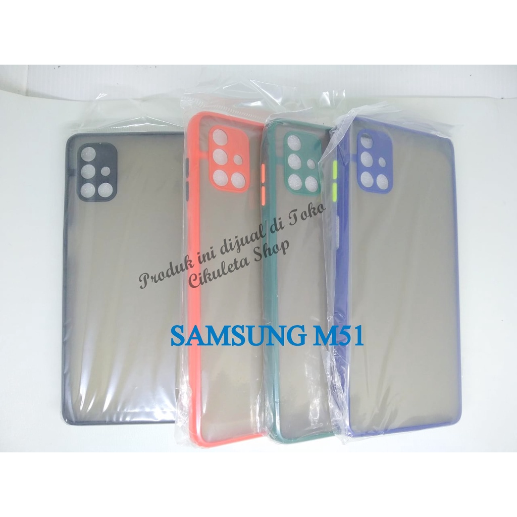 Jual FDT My Choice Hybrid Fuze Matte Case Bumper Softcase Samsung M51 ...