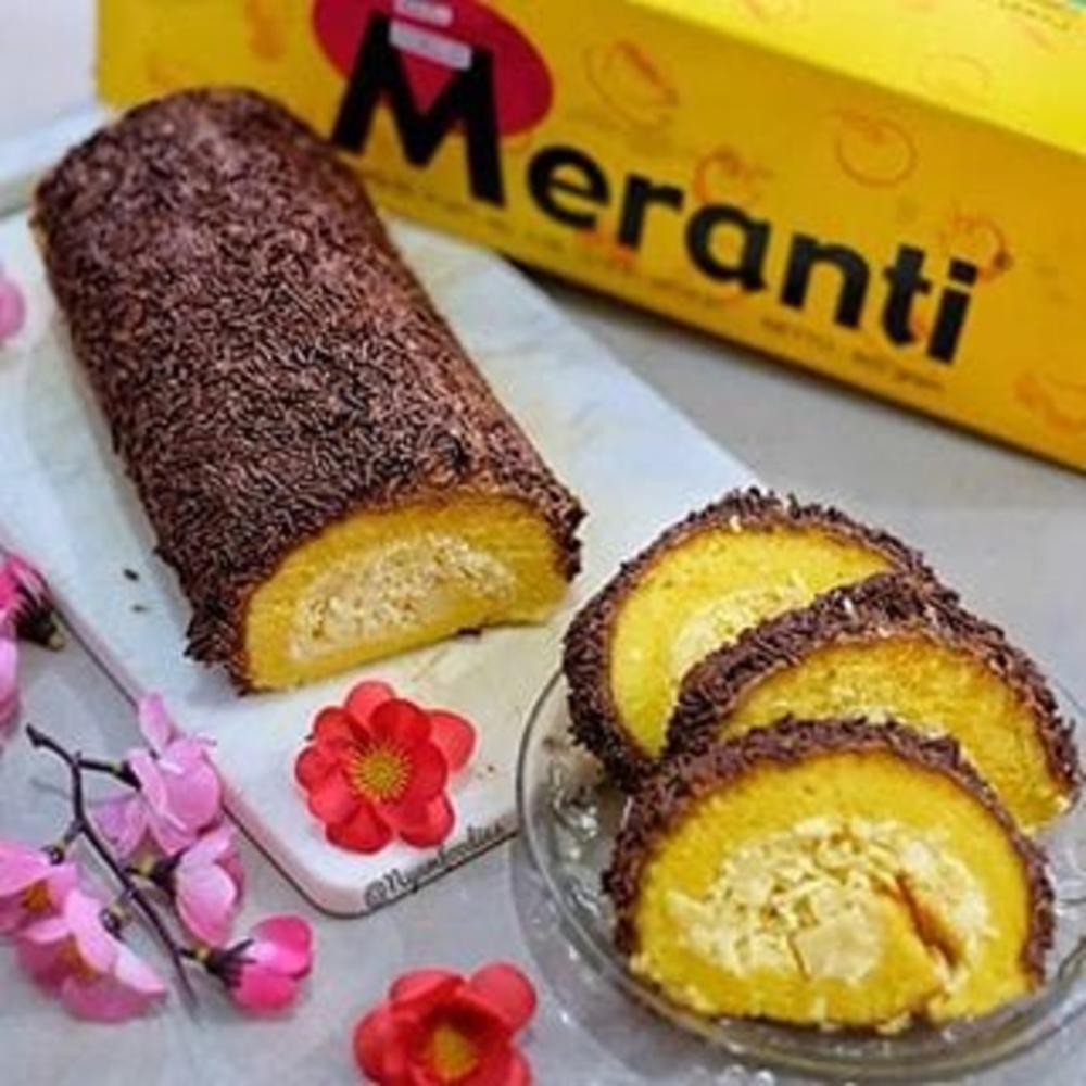 Jual BOLU MERANTI BOLU GULUNG TOPPING COKLAT ISI KEJU | Shopee Indonesia