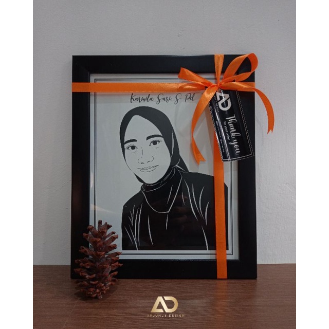 Jual GIFT BOX | KADO WISUDA/ULANG TAHUN/WEDDING BINGKAI KACA 10R (LINE ...