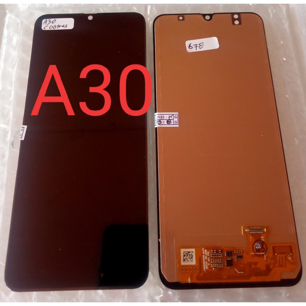 Jual LCD SAMSUNG A30/A305 FULLSET TOUCHSCREEN KONTRAS BLACK A30/A305/A50/A50s | Shopee Indonesia