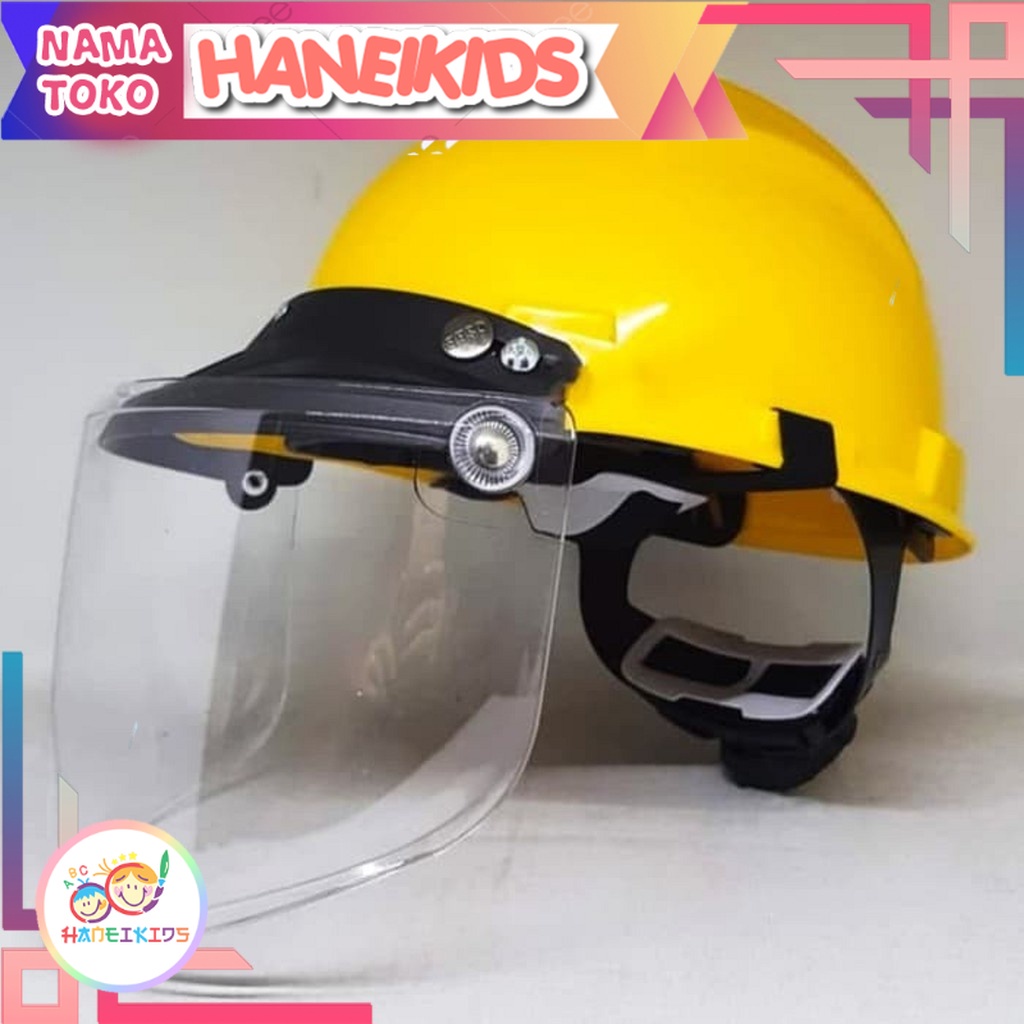 Jual Helm APD Pelindung Wajah full Face shield Polikarbonat Helm / Helm ...