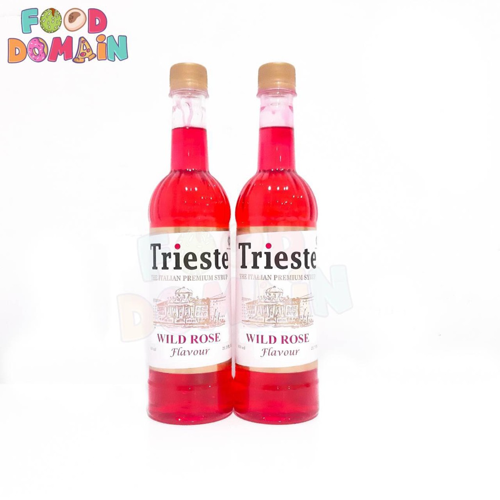 Jual Trieste Syrup Wild Rose - Sirup Rasa Mawar - 650ml | Shopee Indonesia