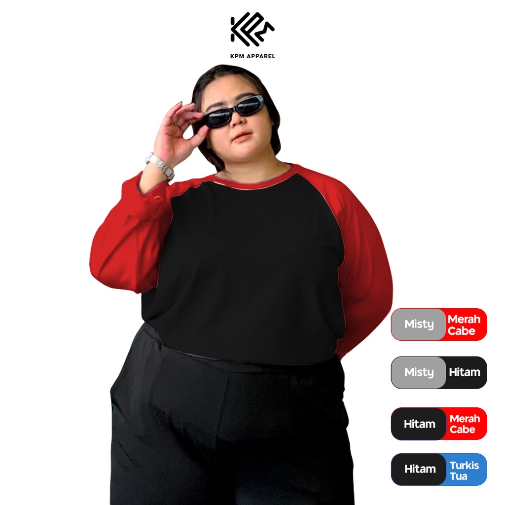 Jual Kaos Raglan Long Sleeves KPM Apparel Big Size | Shopee Indonesia Jual Kaos Raglan Long Sleeves KPM Apparel Big Size | Shopee Indonesia