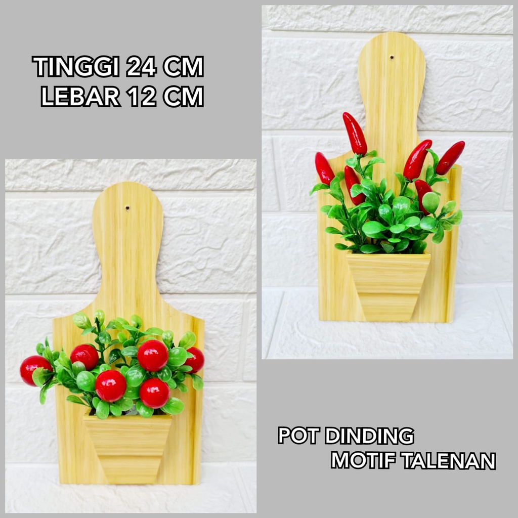 Jual Tanaman Cabai Tomat Mini Artifisial Tanaman Pajangan Hias Pot ...