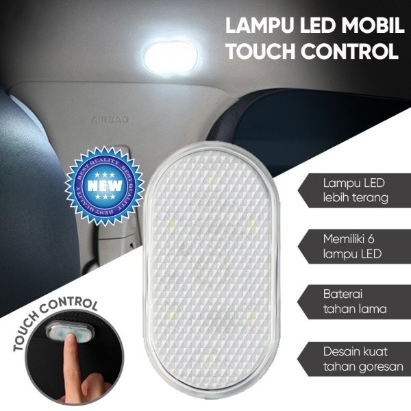 Jual Lampu LED Touchscreen Plafon kabin bagasi sentuh Mobil Lemari ...