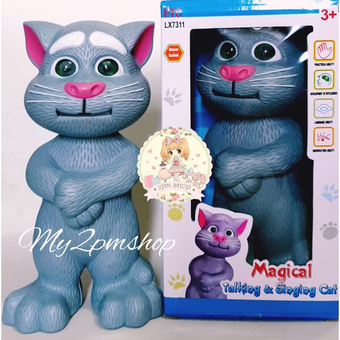 Jual MAINAN ANAK EDUKASI ROBOT KUCING TOM CAT TALKING UKURAN KECIL ...