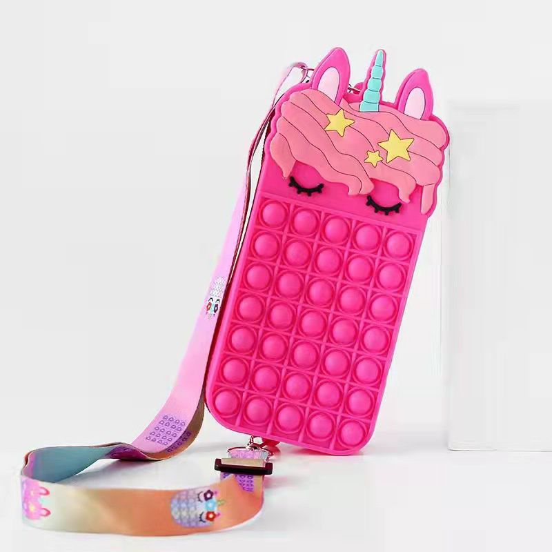 Jual TAS UNICORN DOUBLE POP IT BESAR MUAT HP | Shopee Indonesia