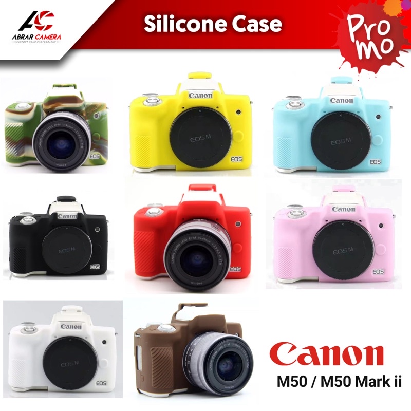 Jual Silicone Case Kamera Canon EOS M50 / M50 Mark ii Karet Pelindung ...