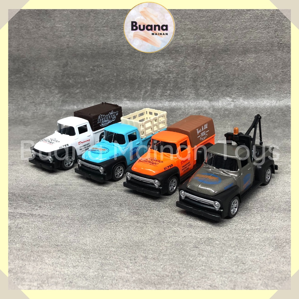 Jual DIECAST MOBIL VINTAGE OLD PICK UP CAR MODERN CITY MAINAN ANAK ...