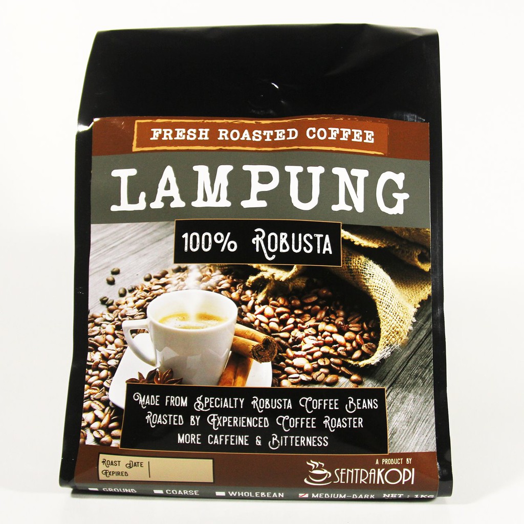 Jual Kopi Lampung 1 KG - Bubuk / Biji - Robusta Coffee by Sentra Kopi ...