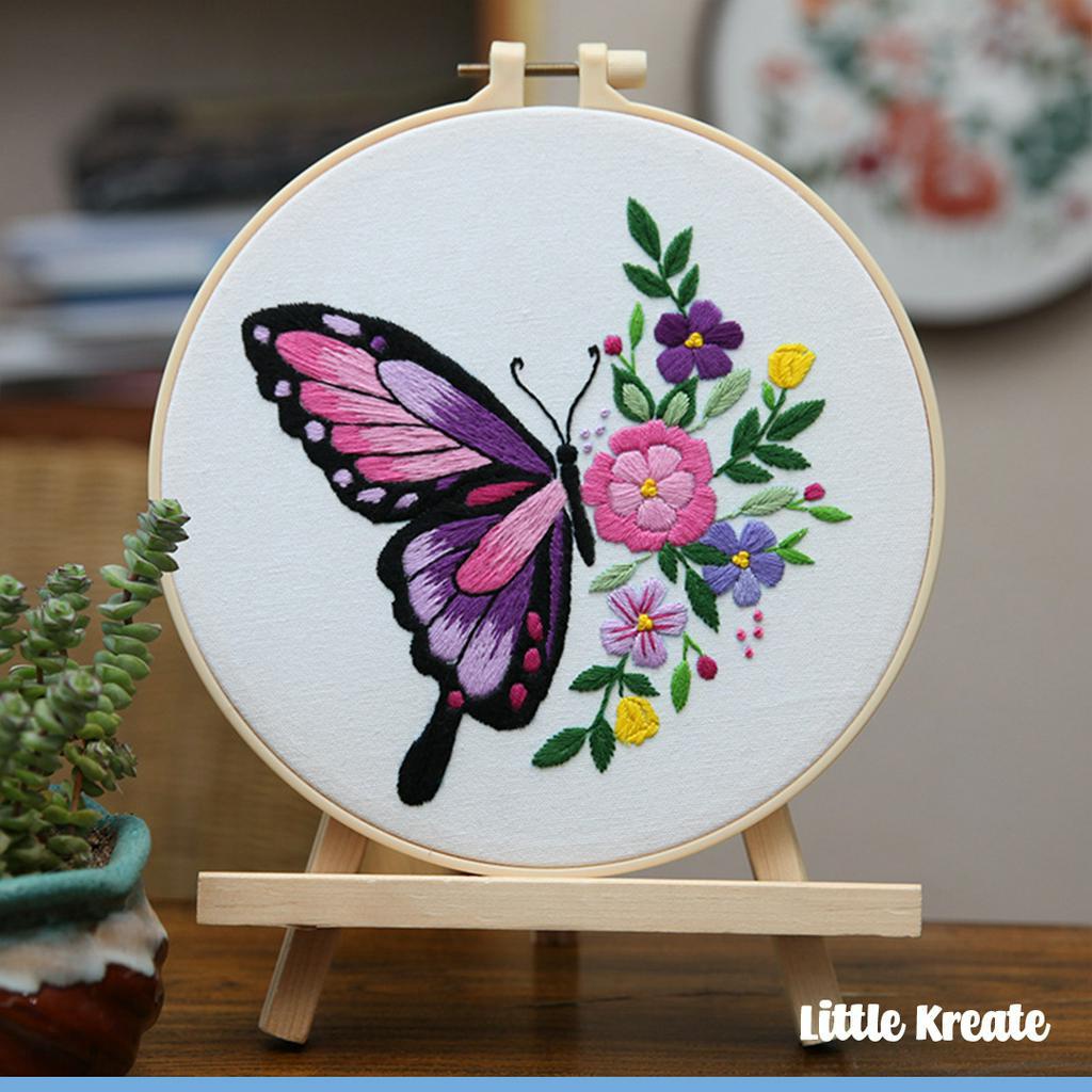 Jual HE#06 DIY Paket Sulam Menyulam / Hand Embroidery Kit / Needle ...