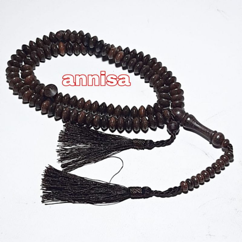 Jual TASBIH KAYU GALIH ASEM GEPENG 8MM 99BUTIR | Shopee Indonesia
