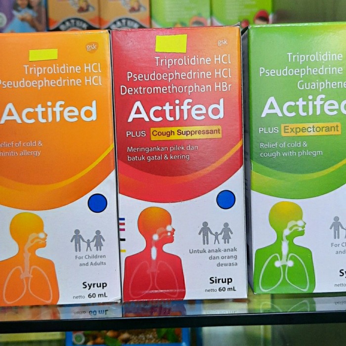 Jual Actifed Syrup 60 ml -562 | Shopee Indonesia