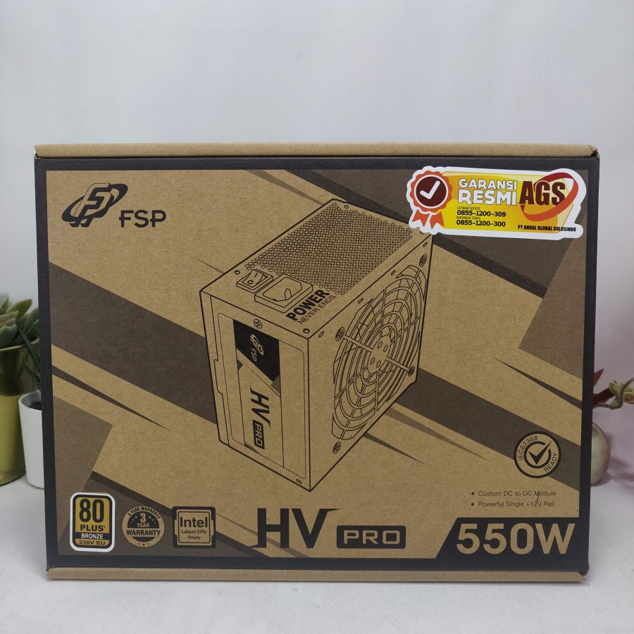 Jual FSP HV PRO 550W 85+ FSP PSU 550W FSP PSU HV PRO 550 WATT | Shopee ...