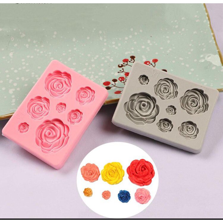 Jual cetakan fondant bunga mawar | Shopee Indonesia