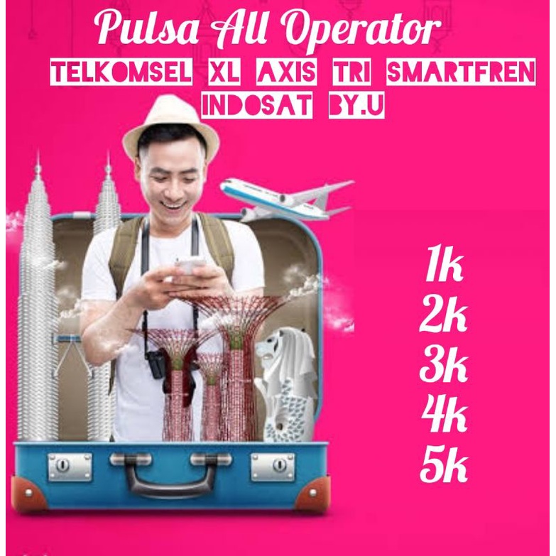 Jual Pulsa all operator 1k - 5k | Shopee Indonesia