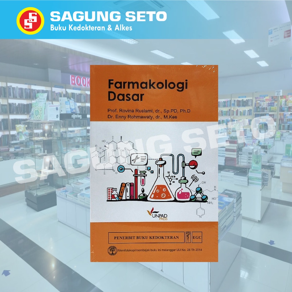 Jual BUKU FARMAKOLOGI DASAR / BUKU FARMASI / FARMAKO - ROVINA | Shopee Indonesia
