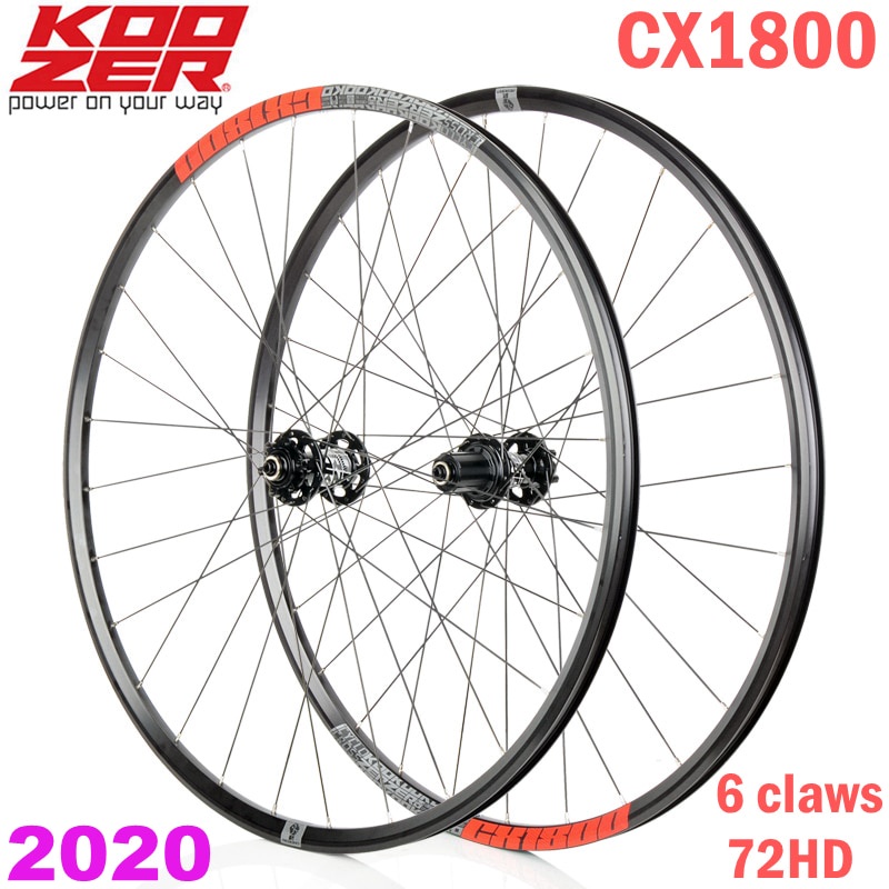 Jual PREORDER NEW KOOZER CX1800 Road Bike Disc Brake Wheelset 4 Bearing ...