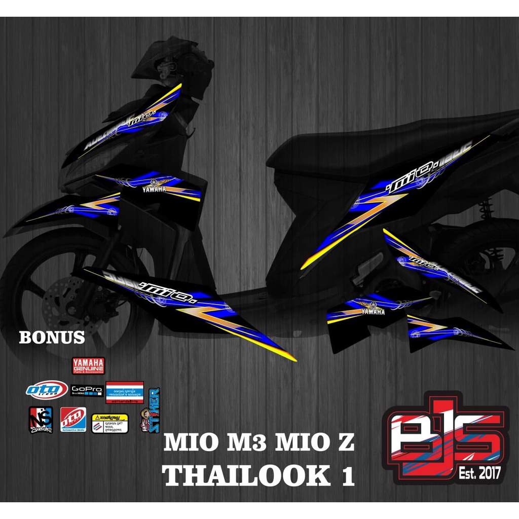 Jual Striping mio m3 mio z - Stiker Decal yamaha mio m3 mio z thailook ...