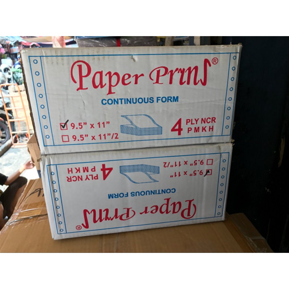 Jual paper print continuous form 9.5 x 11 4 ply kertas continuous ...