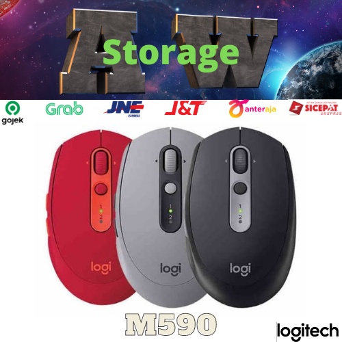Jual Logitech M590 Multi Device Wireless Mouse Device Silent Mouse M 590 | Shopee Indonesia