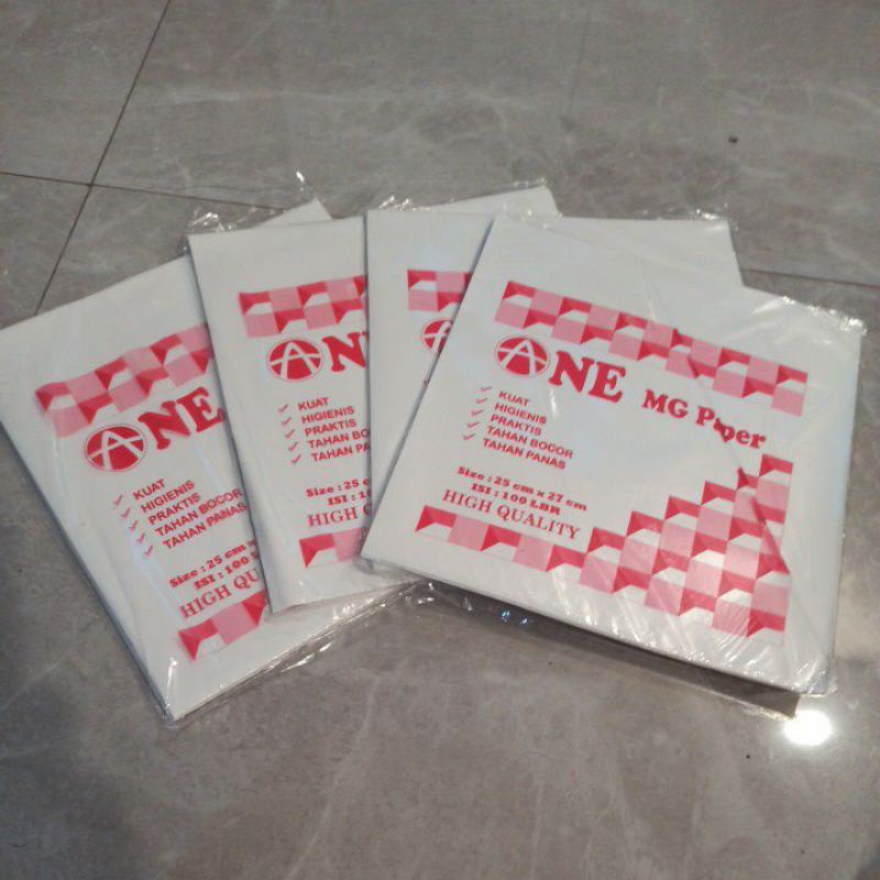Jual Kertas Nasi MG paper merk One isi 100 lbr | Shopee Indonesia