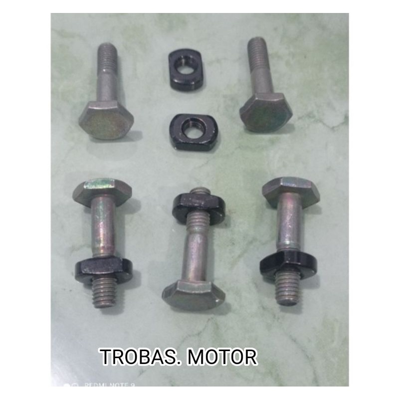 Jual Baut gear belakang rxk rx king jupiter mx. mur oval/baut gir ...