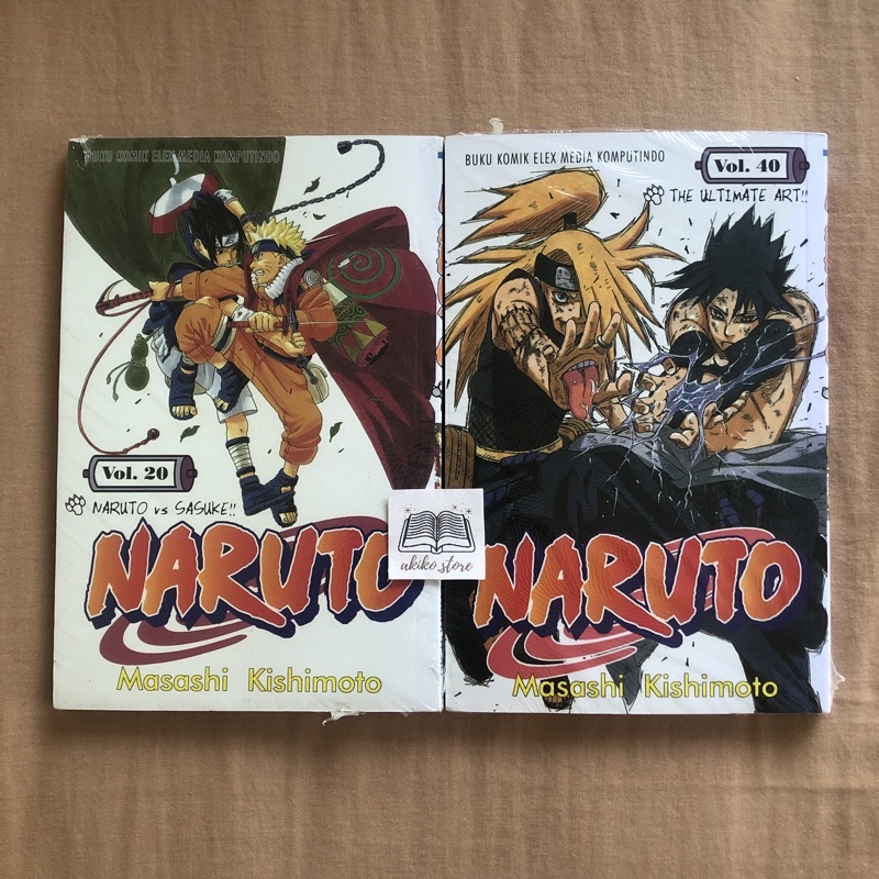Jual Komik / Manga Naruto Vol 19 20 39 40 | Shopee Indonesia