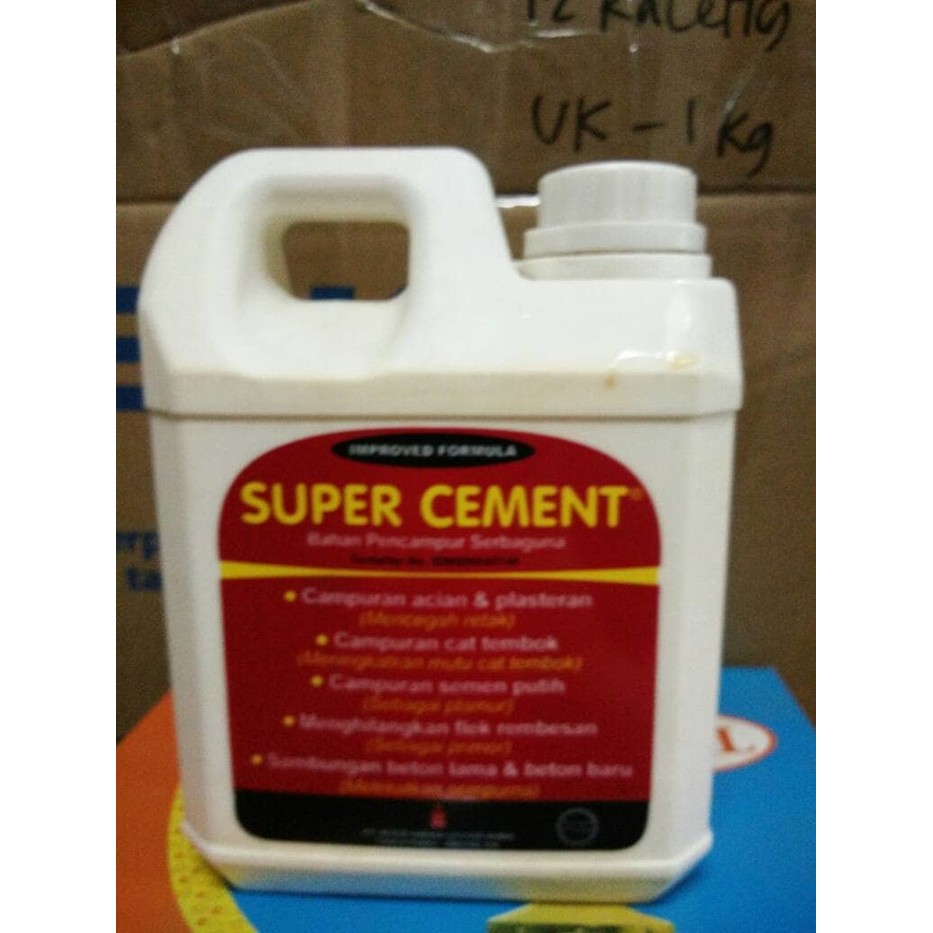 Jual SUPER CEMENT 1 KG / CAMPURAN / SAMBUNGAN BETON LAMA & BETON BARU ...