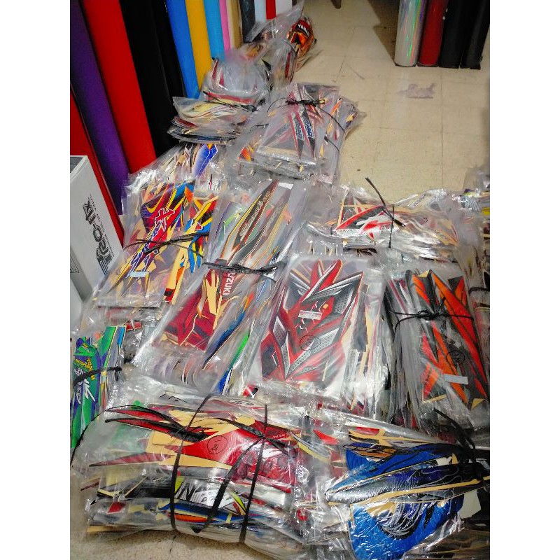 Jual (GROSIR)Striping sticker lis dan standar motor(Baca Deskripsi ...