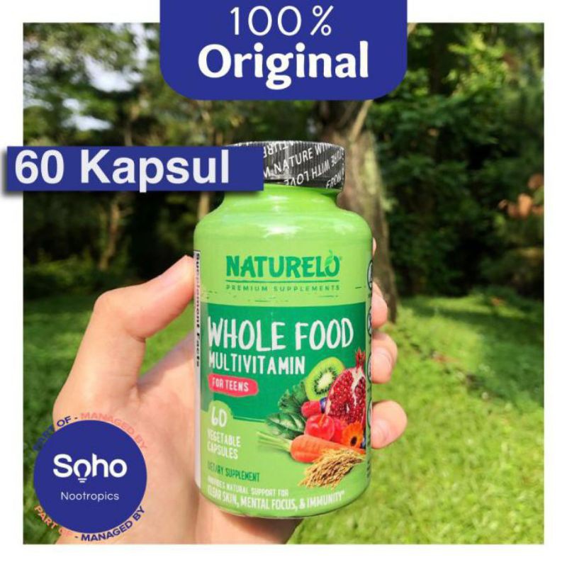 Jual Naturelo Whole Food Multivitamin for Teens - 60 Kapsul - Original | Shopee Indonesia
