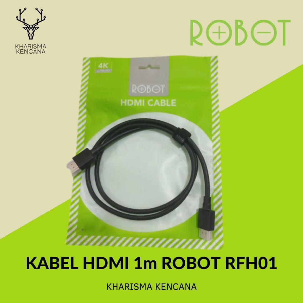 Jual KABEL HDMI 1m ROBOT RFH01 | Shopee Indonesia