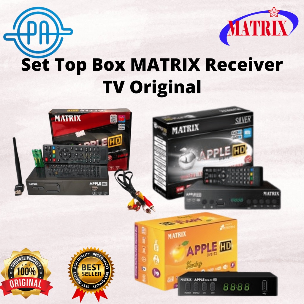 Jual Set Top Box TV Digital DVB T2 Matrix ORIGINAL | Shopee Indonesia