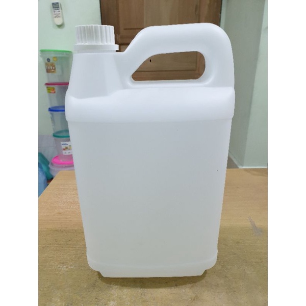 Jual Jerigen 5 Liter tutup segel HDPE natural dan putih murah. | Shopee Indonesia