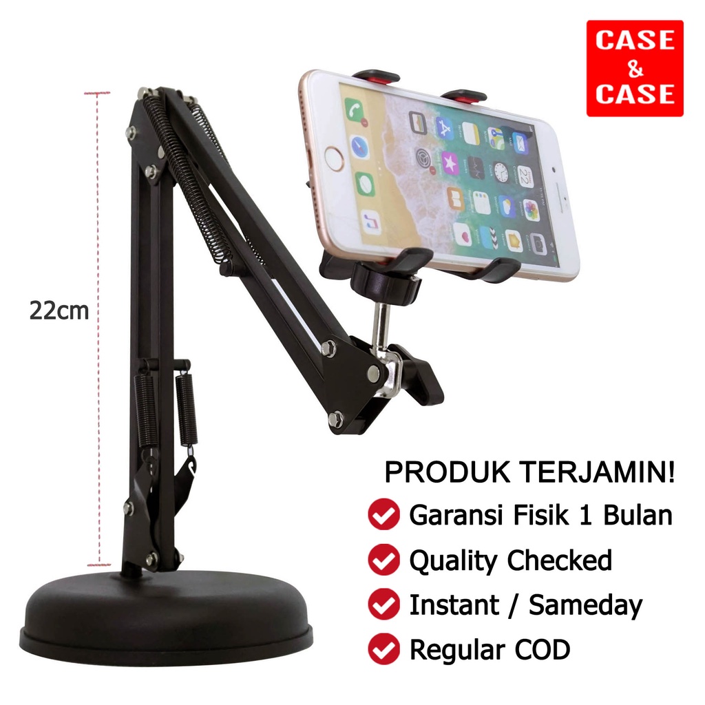 Jual Stand Hp Meja Holder Stand Phone Holder Ringlight Professional ...