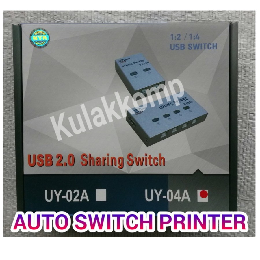 Jual USB AUTO SWITCH PRINTER 2PORT/USB 2.0 SHARING SWITCH PRINTER | Shopee Indonesia