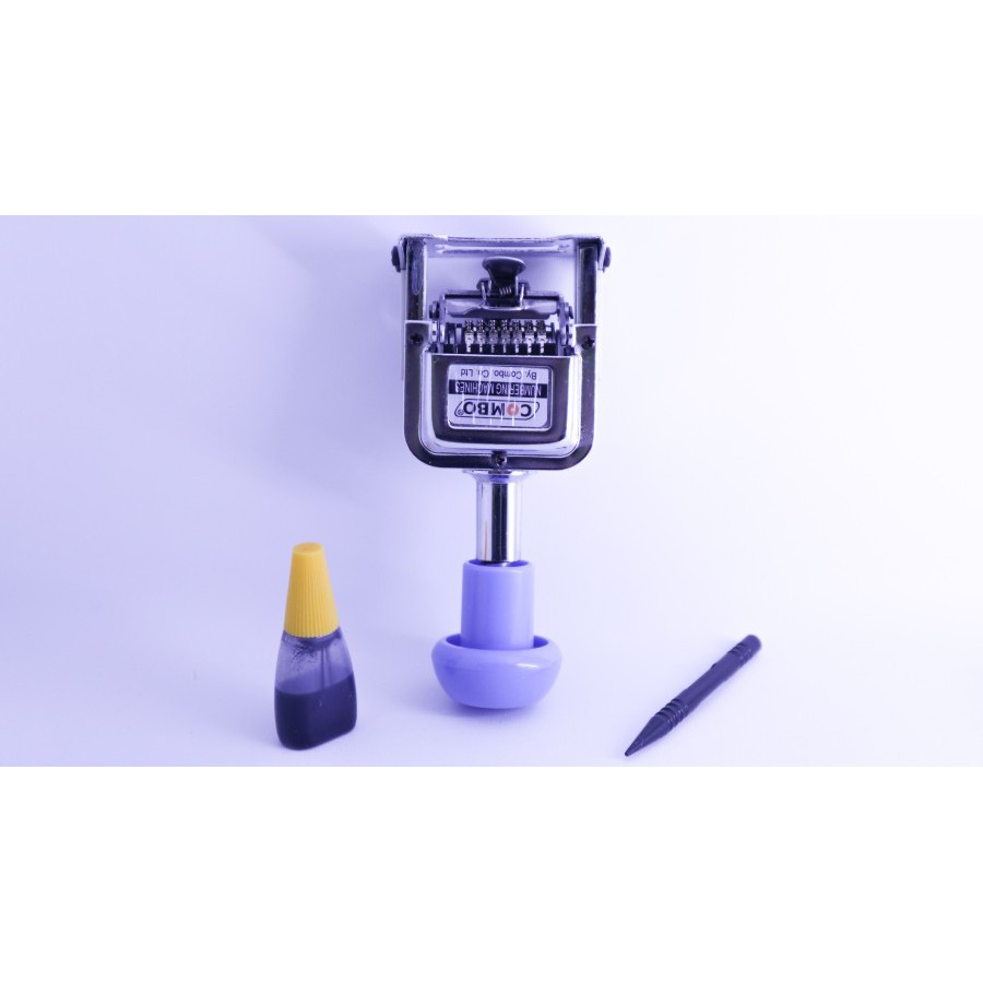 Jual Automatic Numbering Machine Combo - Stempel Nomorator 6 Digit ...