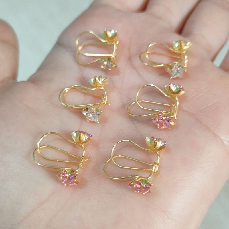 Jual TEBUS MURAH ANTING DESY MATA BINTANG 1 GR PERAK ASLI 925 LAPIS ...