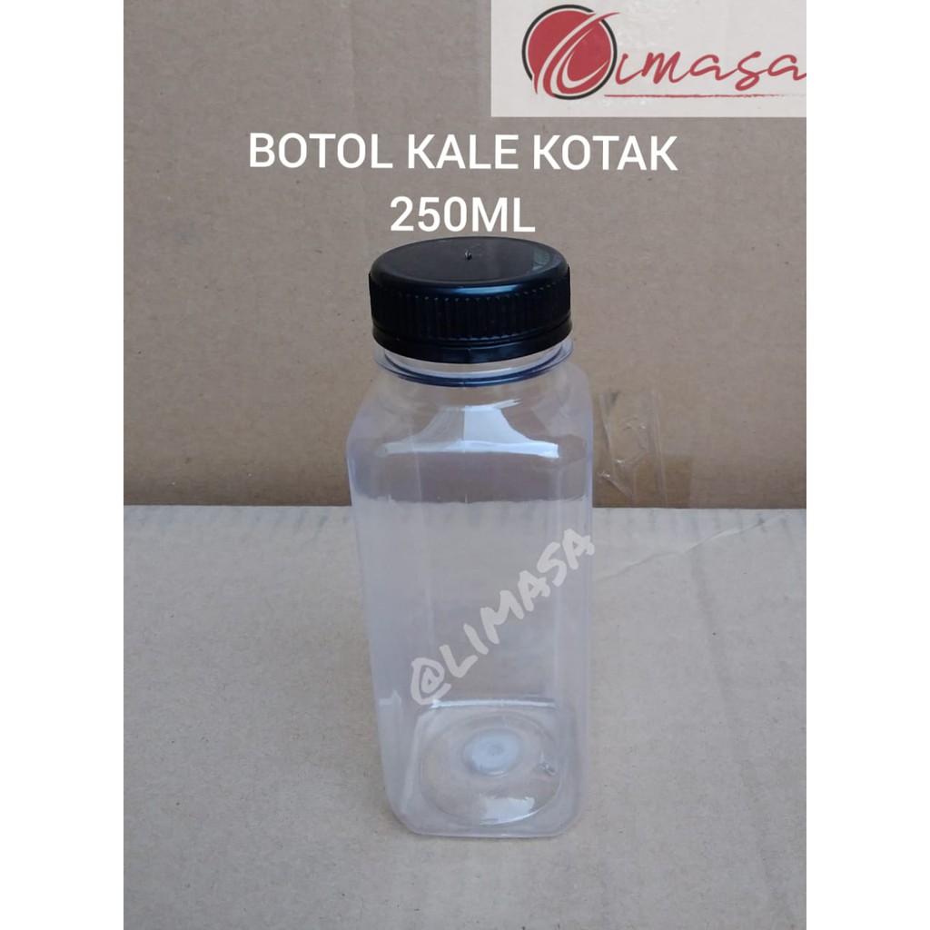 Jual BOTOL PLASTIK KALE 250ML KOTAK 12PCS | Shopee Indonesia