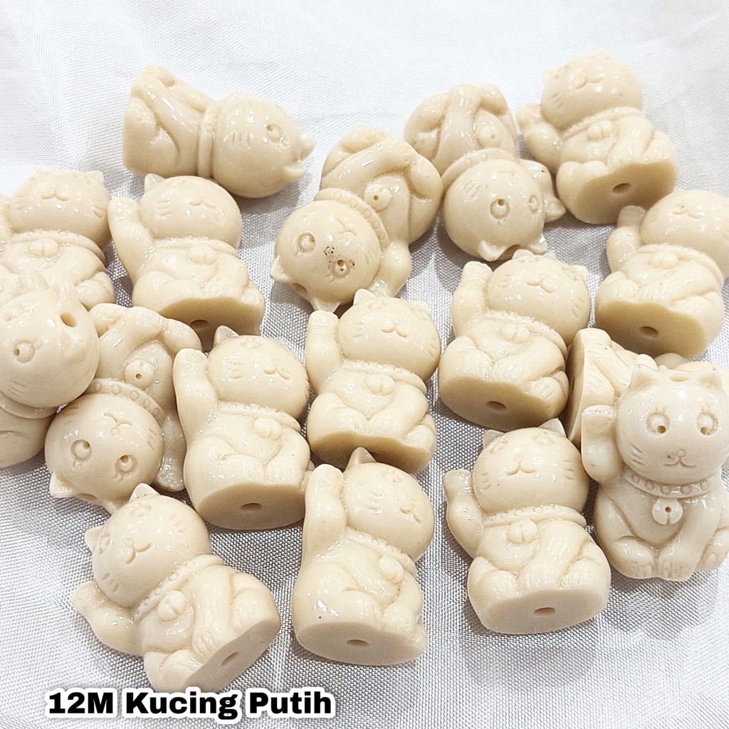 Jual BUY 1 GET 1 FREE BATU CORAL MOTIF 12M KUCING PUTIH/BATU ALAM ...