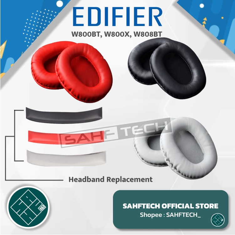 Jual Bantalan Busa Edifier W800BT / W800X / W808BT Earpad Earcup Ear ...