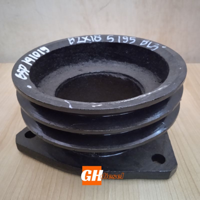 Jual pulley pully puli mesin cor S 195 12 PK sampai 23 PK ( B2 x 18 cm ...