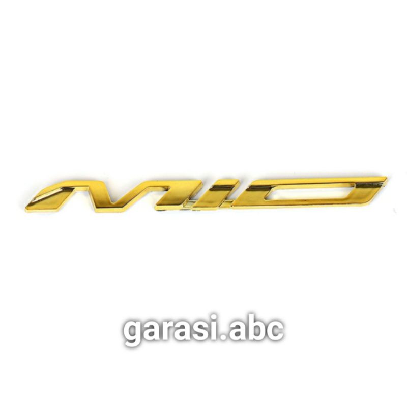 Jual Stiker Emblem Badge Body Yamaha Mio Timbul 3D Sticker Tulisan Logo ...
