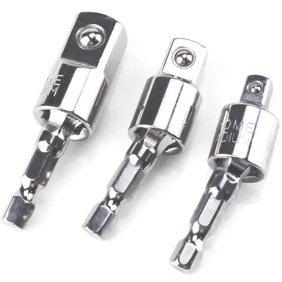 Jual Adapter Mata Bor Kunci Sok 3 Pcs Sambungan Kunci Shock Konektor ...